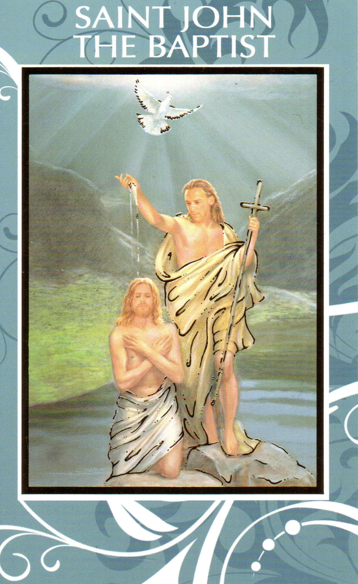 Prayer Card - Saint John the Baptist – Cardinal Newman Faith Resources Inc
