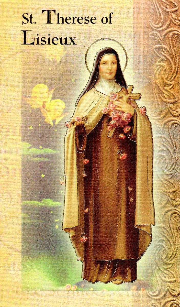 Prayer Card & Biography - St Therese of Lisieux – Cardinal Newman Faith ...