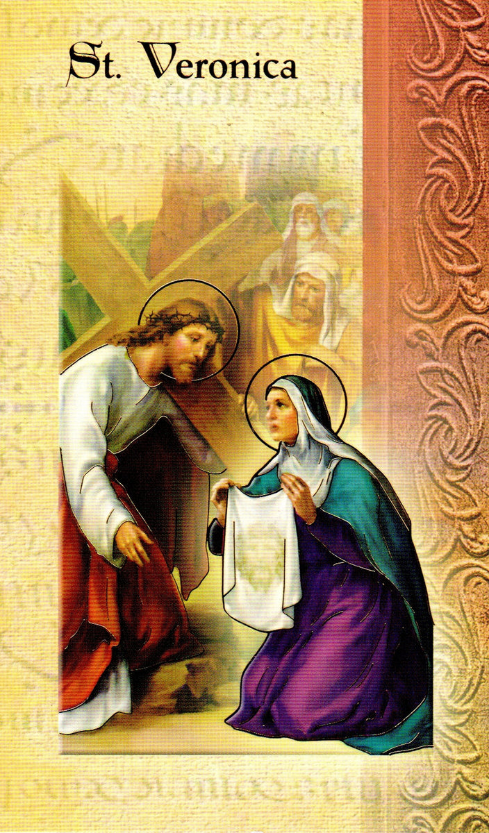 Prayer Card & Biography - St Veronica – Cardinal Newman Faith Resources Inc